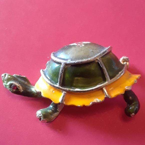 Jewelry | Vintage Turtle Brooch | Poshmark
